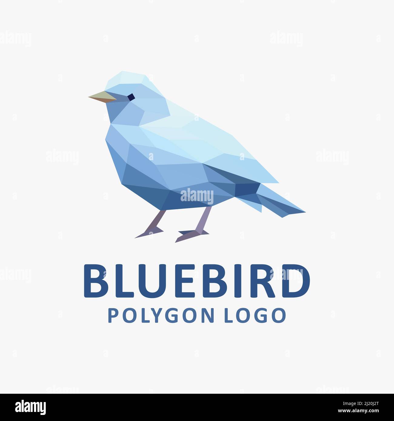 Bird low poly logo design Stock Vector Image & Art - Alamy