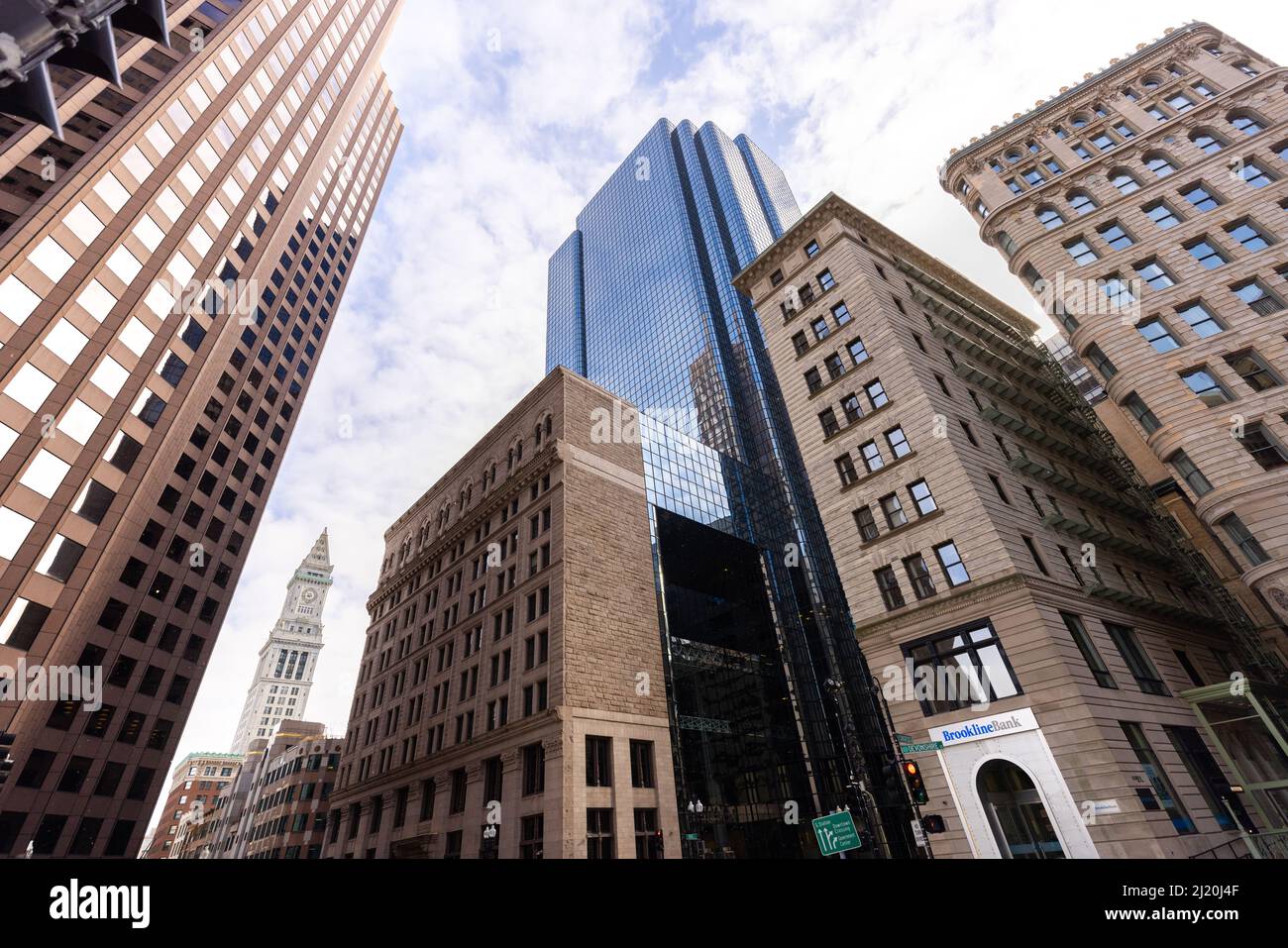 View of The Custom House Building in Boston Stock Photo - Alamy