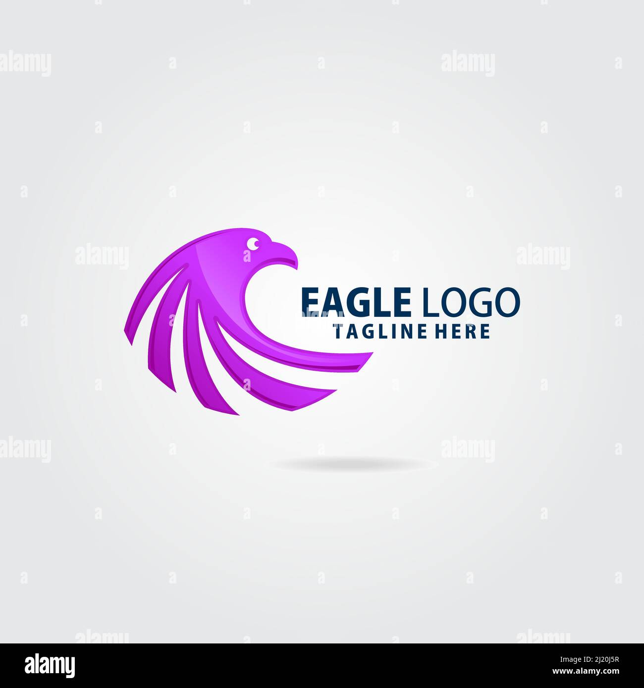 Eagle head logo design Stock Vector Image & Art - Alamy