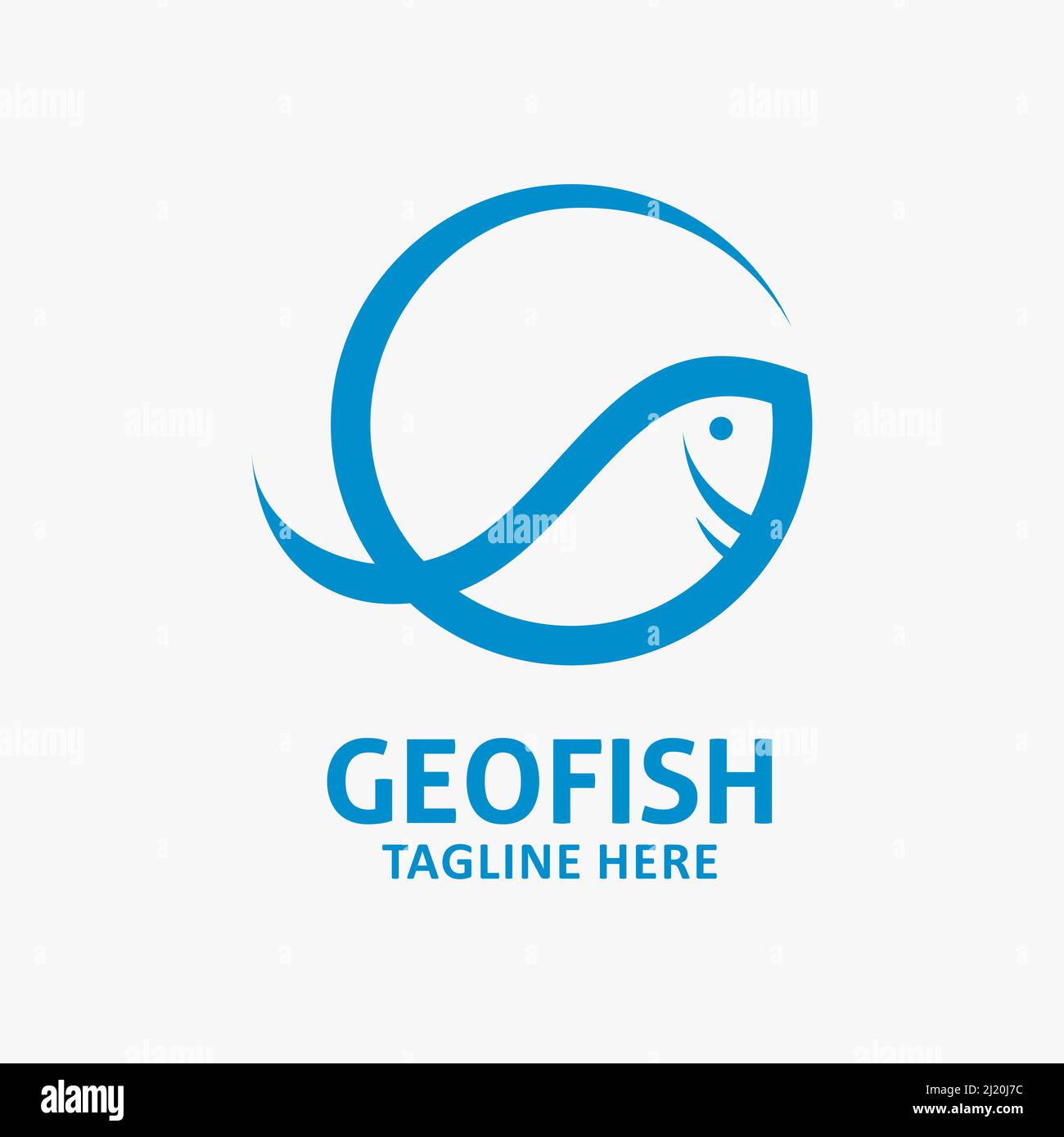 Letter G fish logo design Stock Vector Image & Art - Alamy