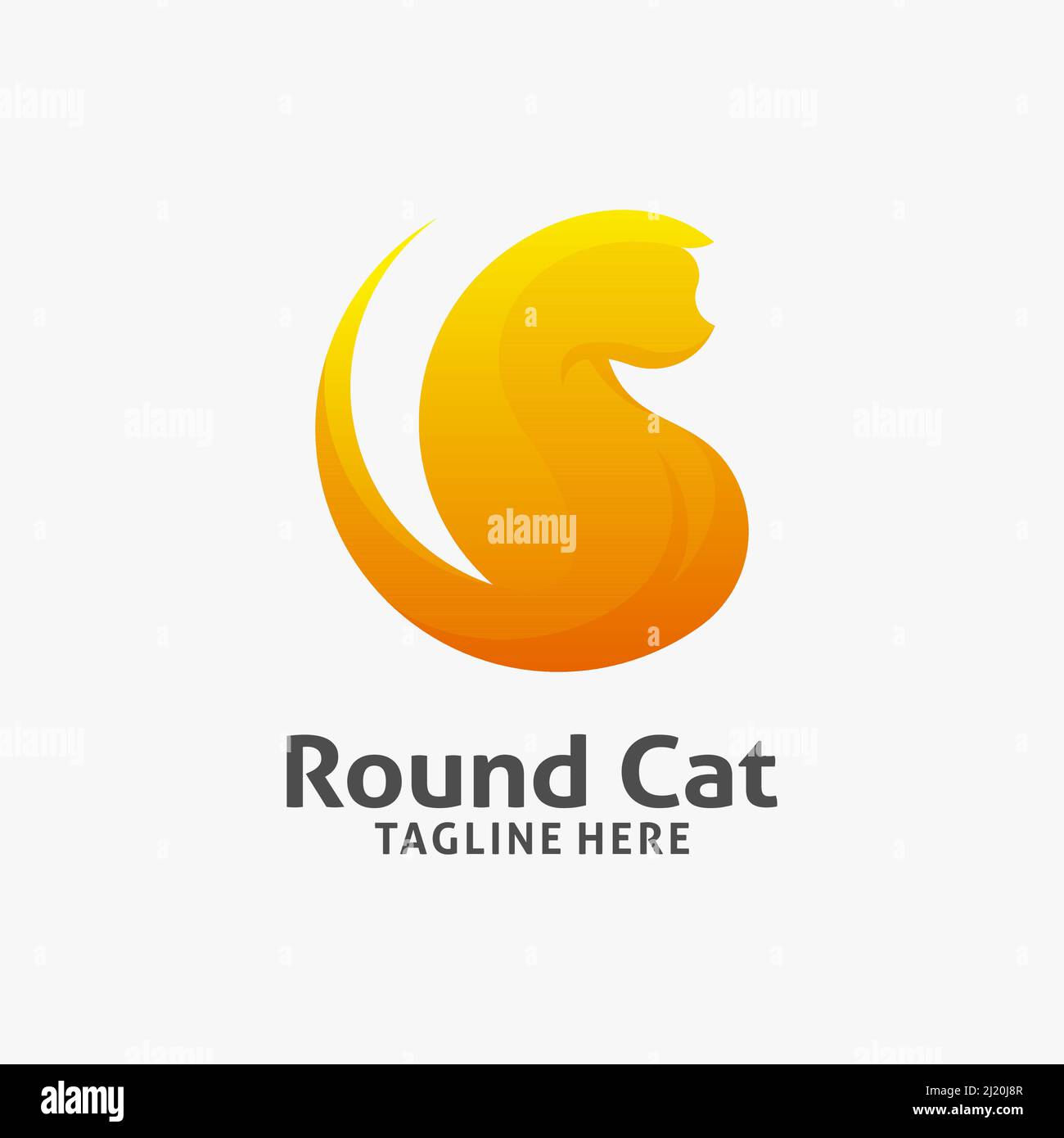 Cat kitten sleep in Stock Vector Images - Alamy