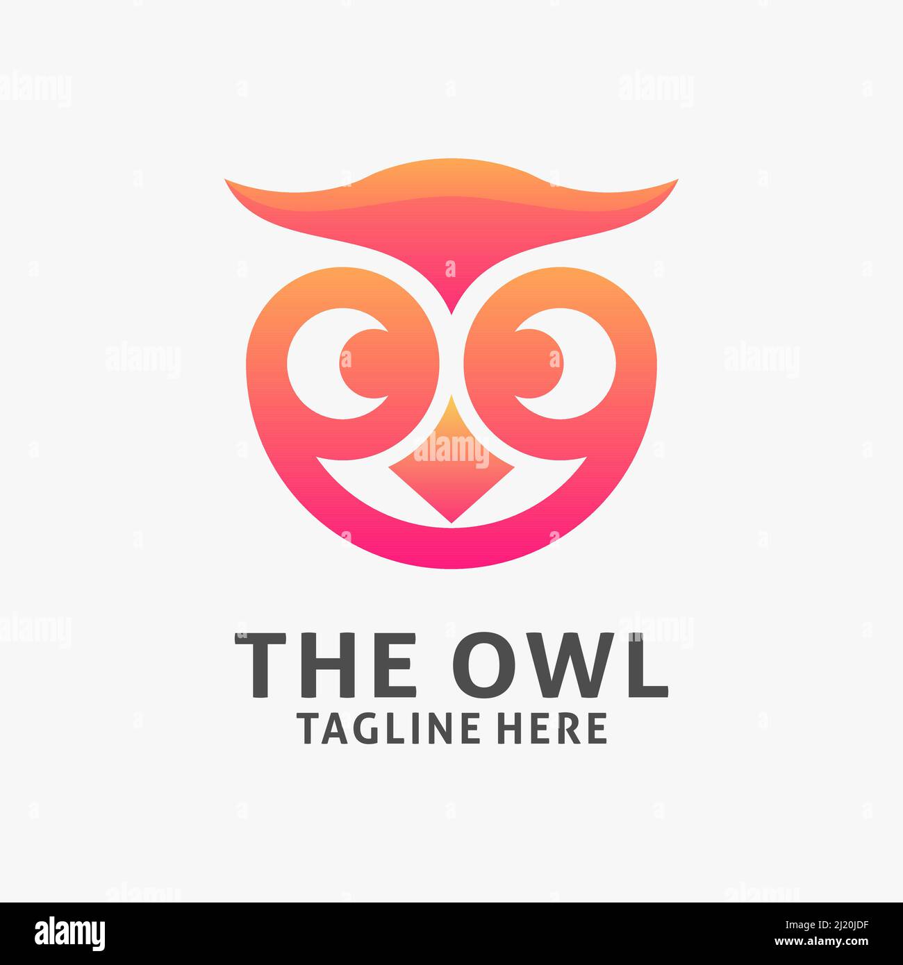 Owl logo ideas hi-res stock photography and images - Alamy