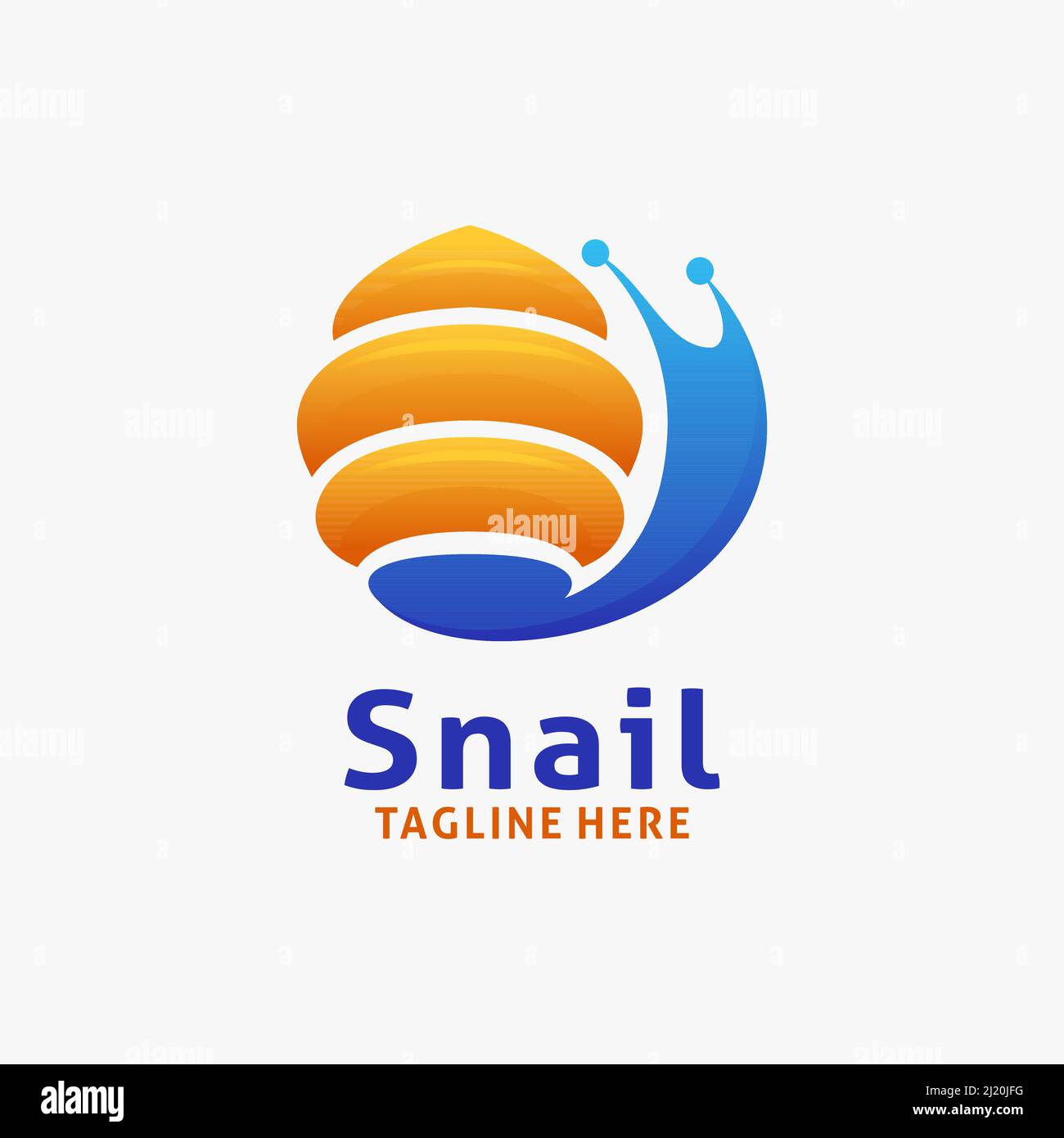 Creative snail logo design inspiration Stock Vector Image & Art - Alamy