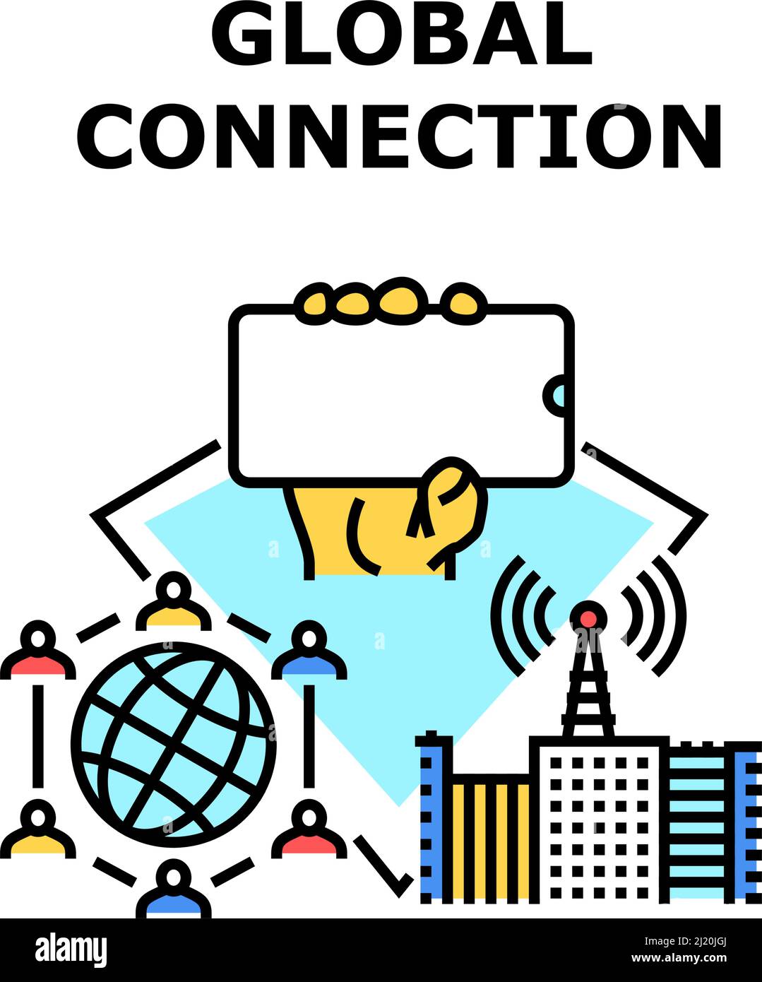 Global Connection Vector Concept Illustration Stock Vector Image & Art ... Global Connection Vector Concept Illustration Stock Vector Image & Art ...