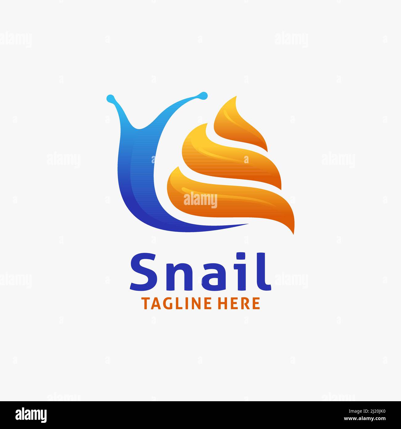 Creative snail logo design inspiration Stock Vector Image & Art - Alamy