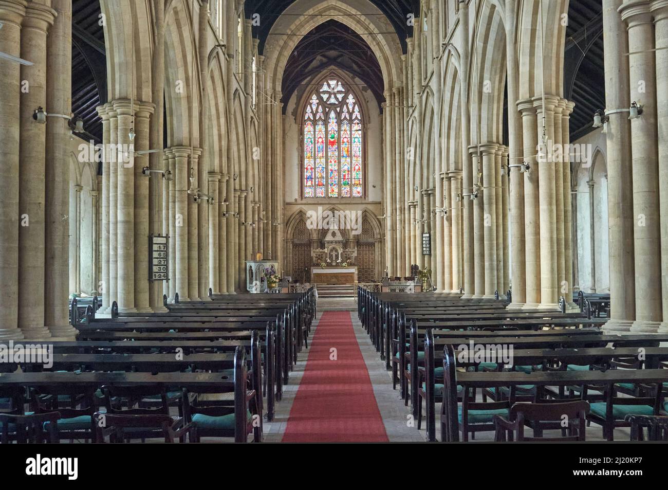 Inside the Church of St. John the Evangelist, better known as the ...