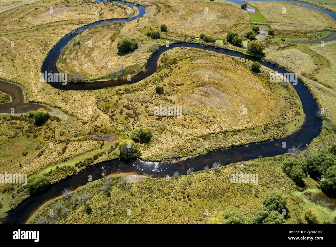 Oxbow aerial hi-res stock photography and images - Alamy