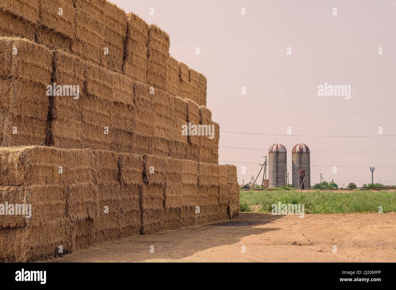 Forage silos hi-res stock photography and images - Alamy