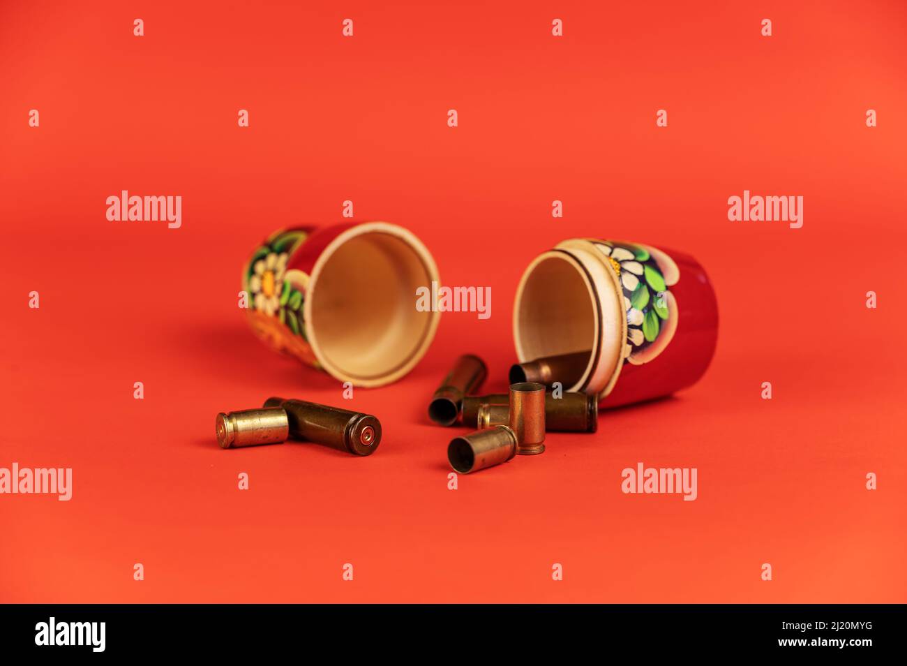Russian matryoshka and gun hi-res stock photography and images - Alamy