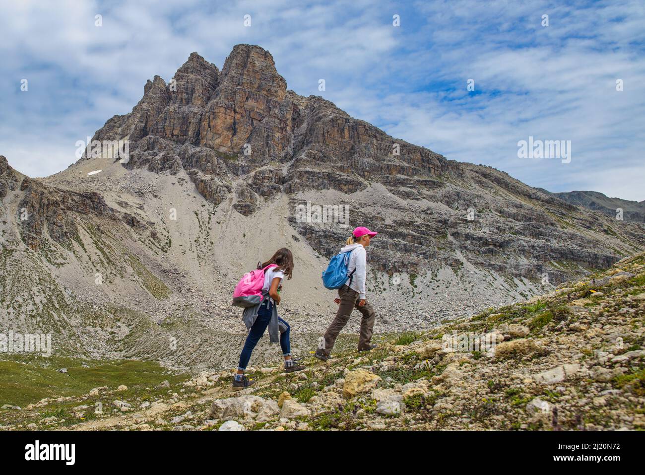 Walking on mountain hi-res stock photography and images - Alamy