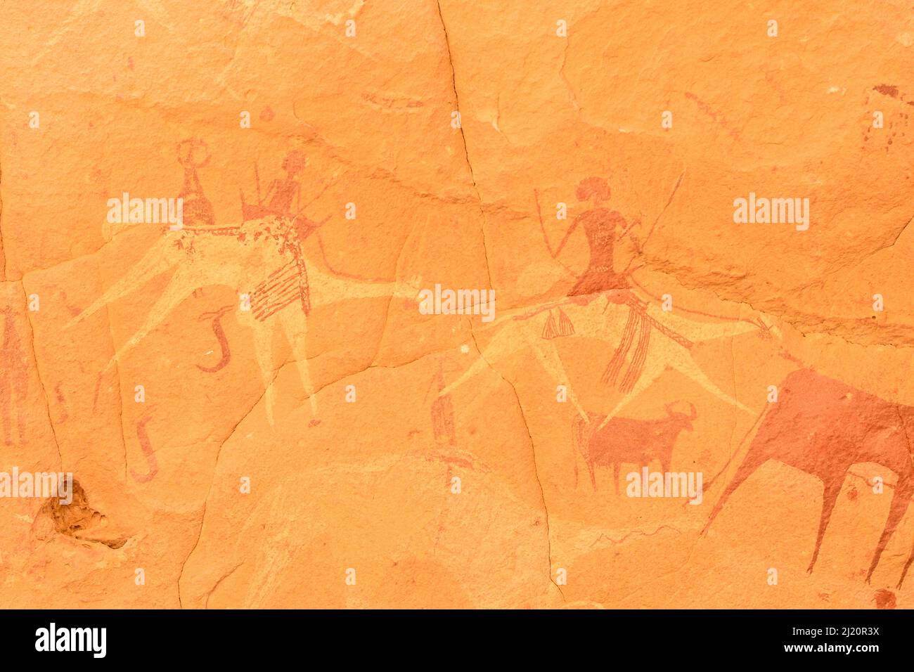 Ennedi cave art hi-res stock photography and images - Alamy