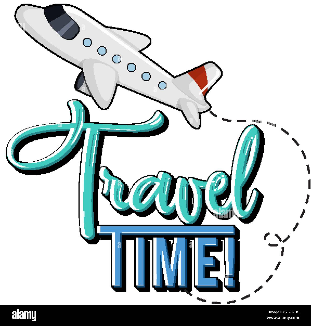 Travel Time typography design illustration Stock Vector Image & Art - Alamy