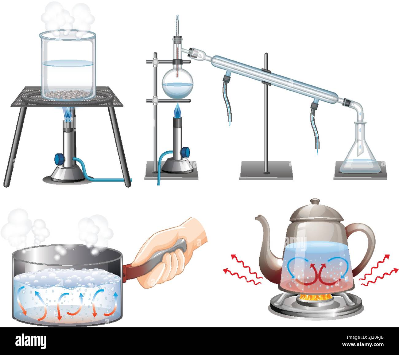 Science experiments with water illustration Stock Vector Image & Art ...