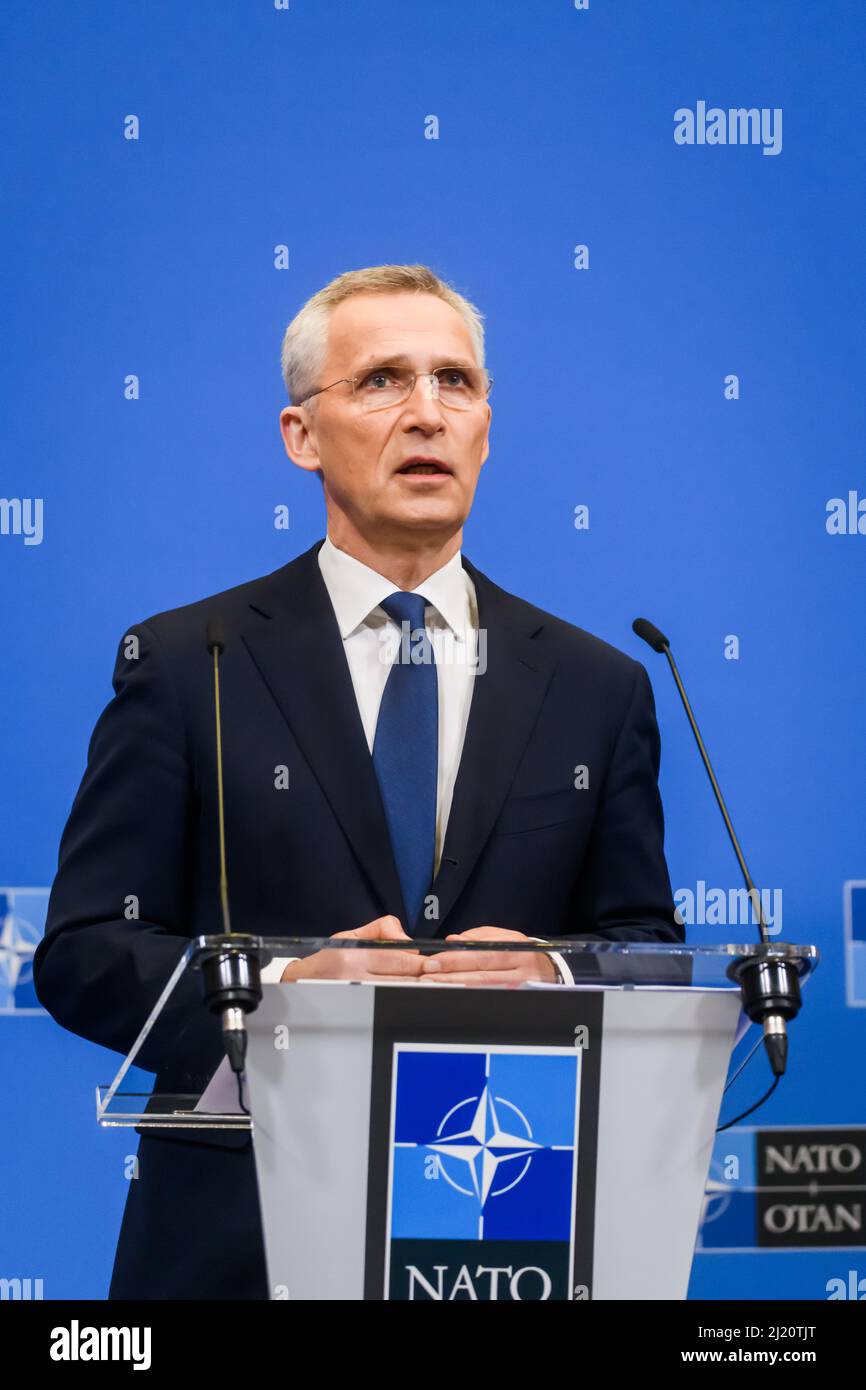 Secretary general of nato hi-res stock photography and images - Alamy