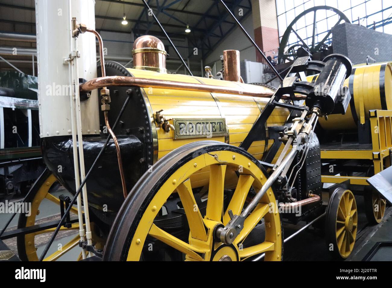 Stephensons rocket mallard national railway hi-res stock photography ...