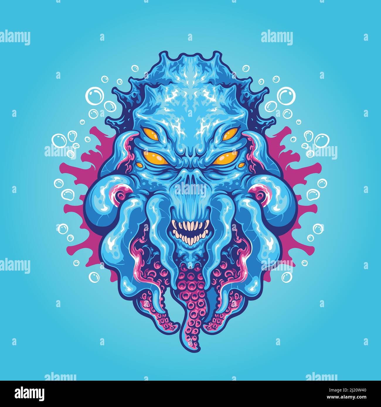 Squid scary tentacles hi-res stock photography and images - Alamy
