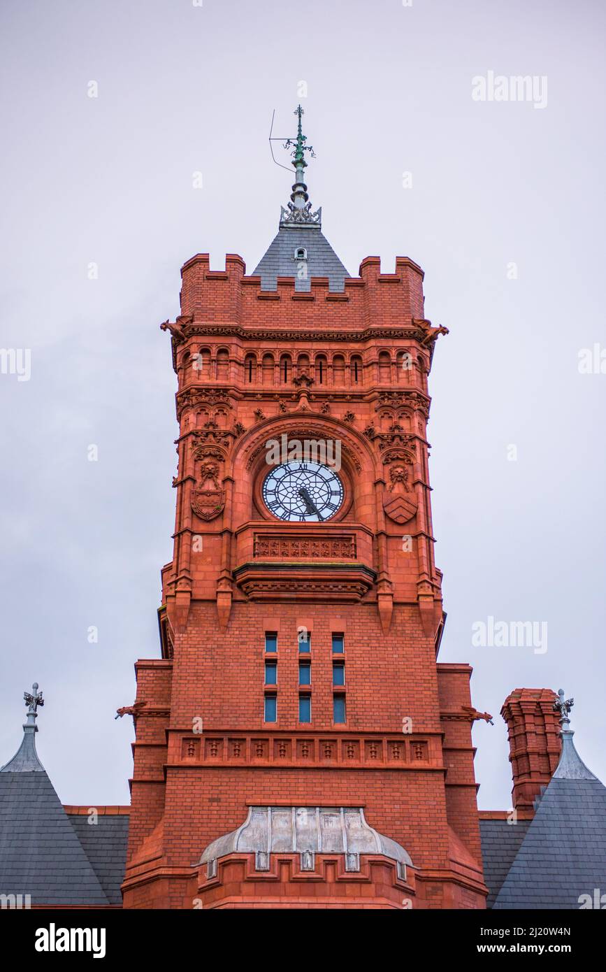 The Pierhead Building is a Grade I listed building in Cardiff Bay ...