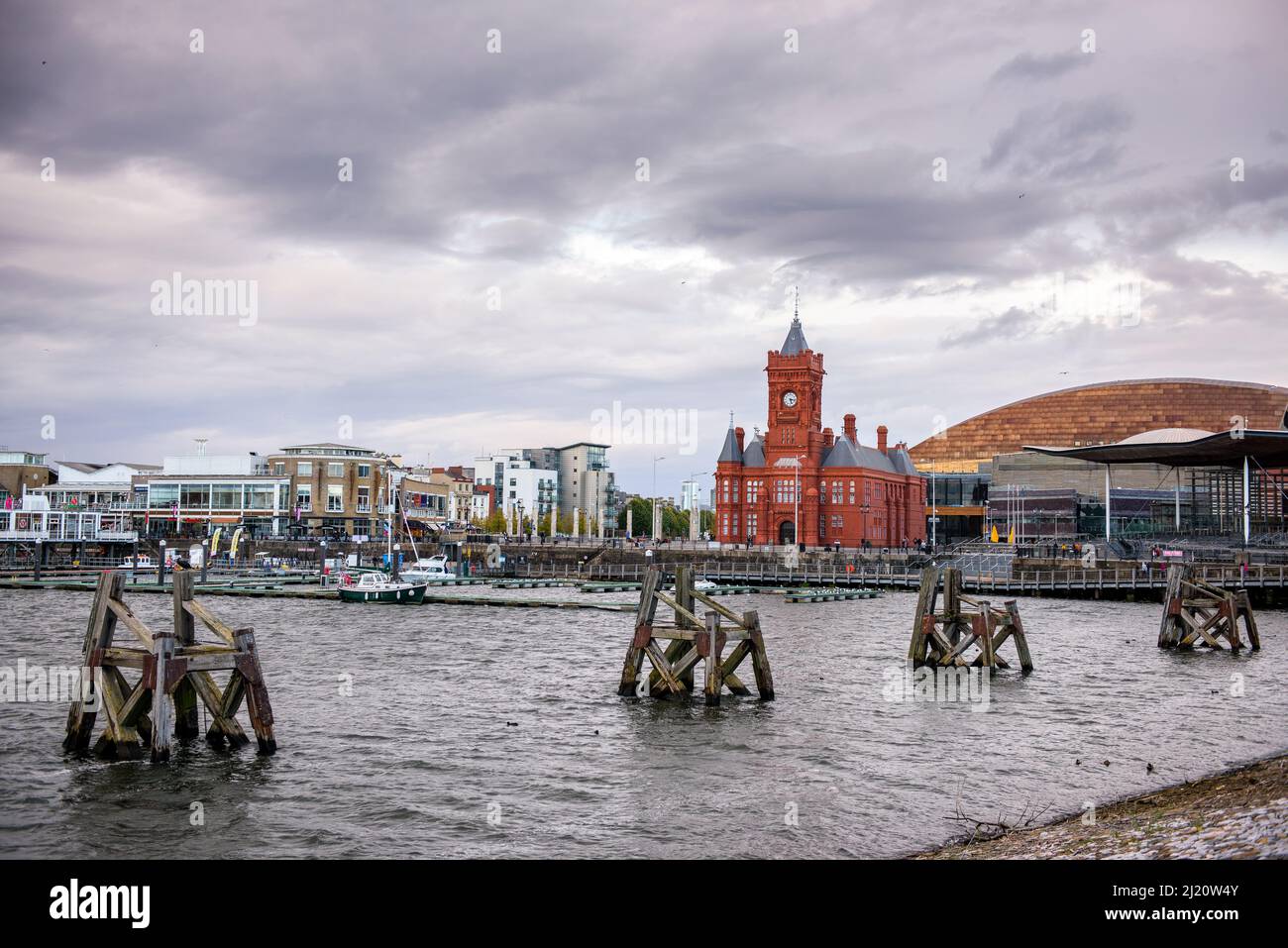 The Pierhead Building is a Grade I listed building in Cardiff Bay ...