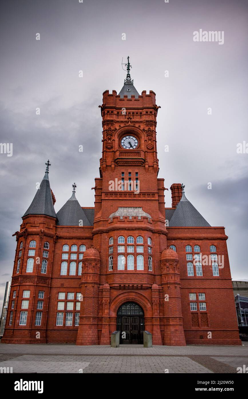 The Pierhead Building is a Grade I listed building in Cardiff Bay ...