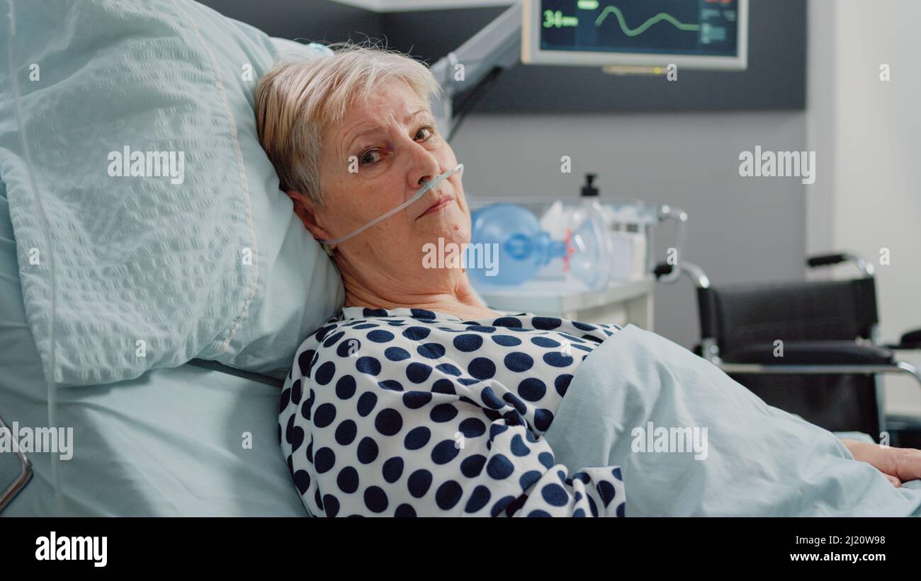 Old patient respiratory problem getting hi-res stock photography and ...