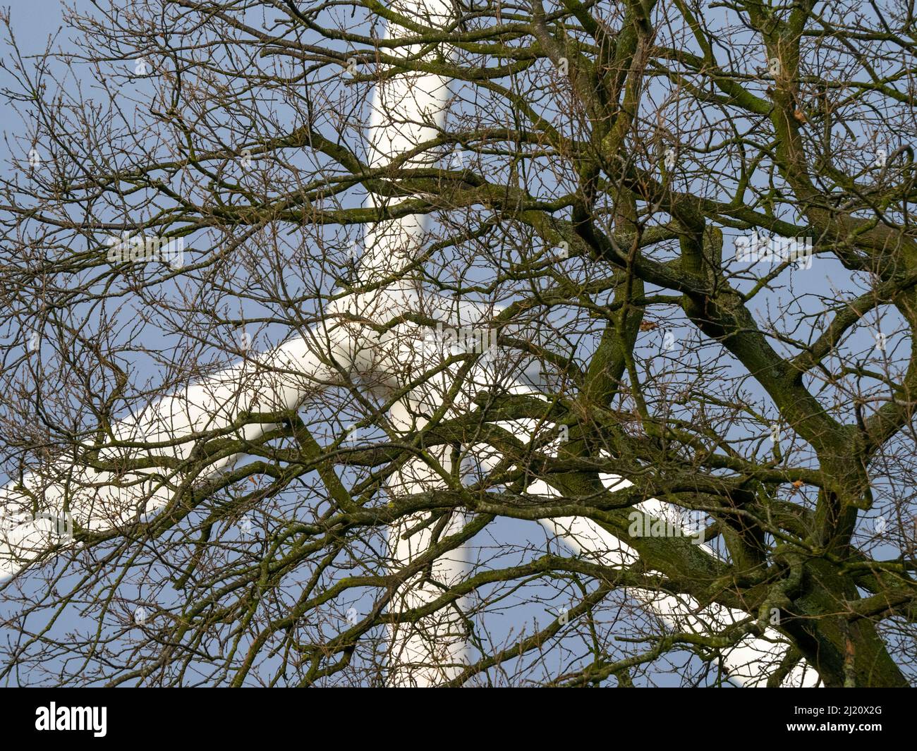 Wind turbine at Kessingland Suffolk, England, UK. January Stock Photo ...
