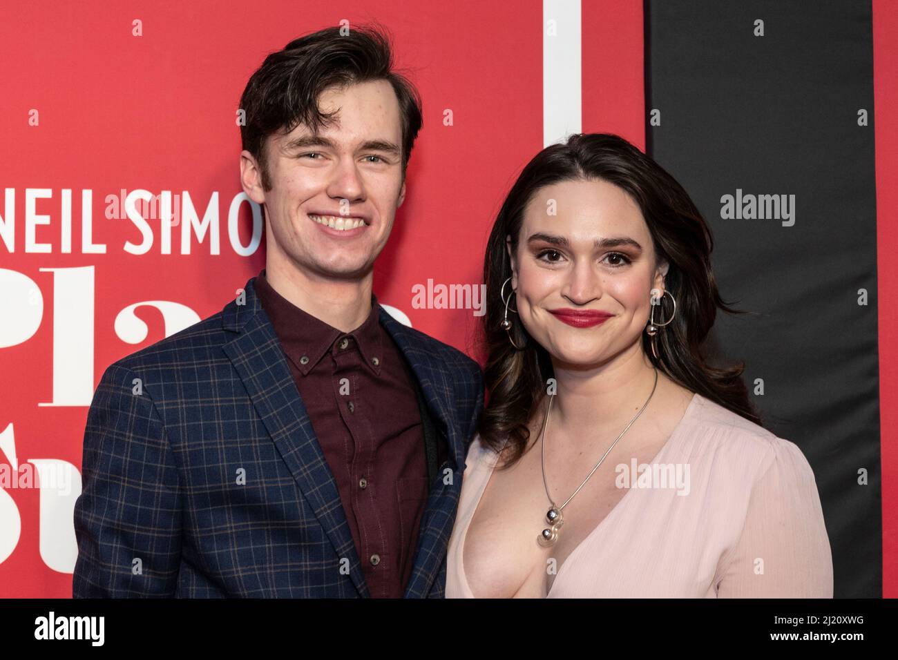 New York, NY - March 28, 2022: Eric Wiegand and Isabel Pask attend ...
