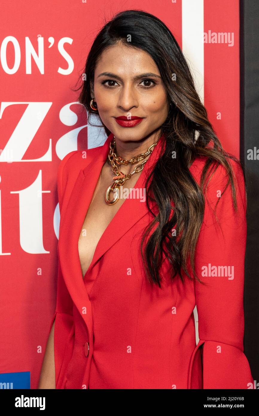 New York, NY - March 28, 2022: Divya Mathur attends opening night for ...