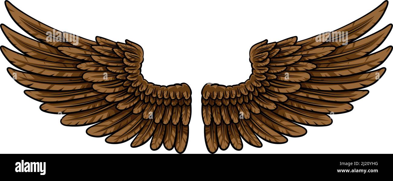 Brown Eagle Wings