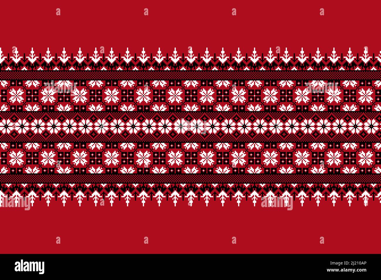 Vector illustration of Ukrainian folk seamless pattern ornament. Ethnic ...