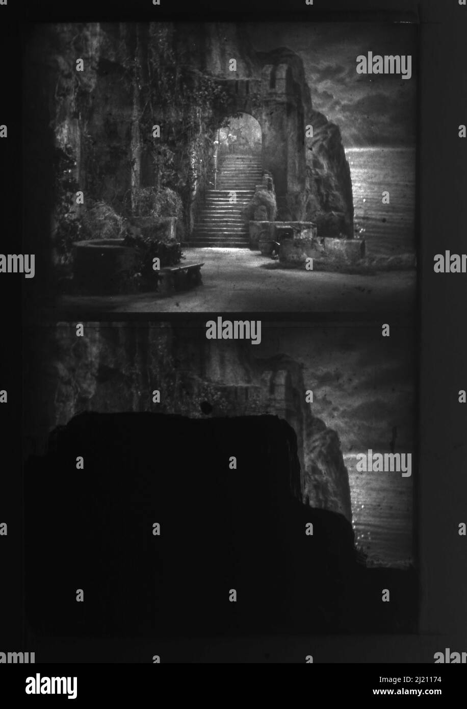 Glass Shot Artwork by CONRAD TRITSCHLER for BELA LUGOSI in WHITE ZOMBIE ...