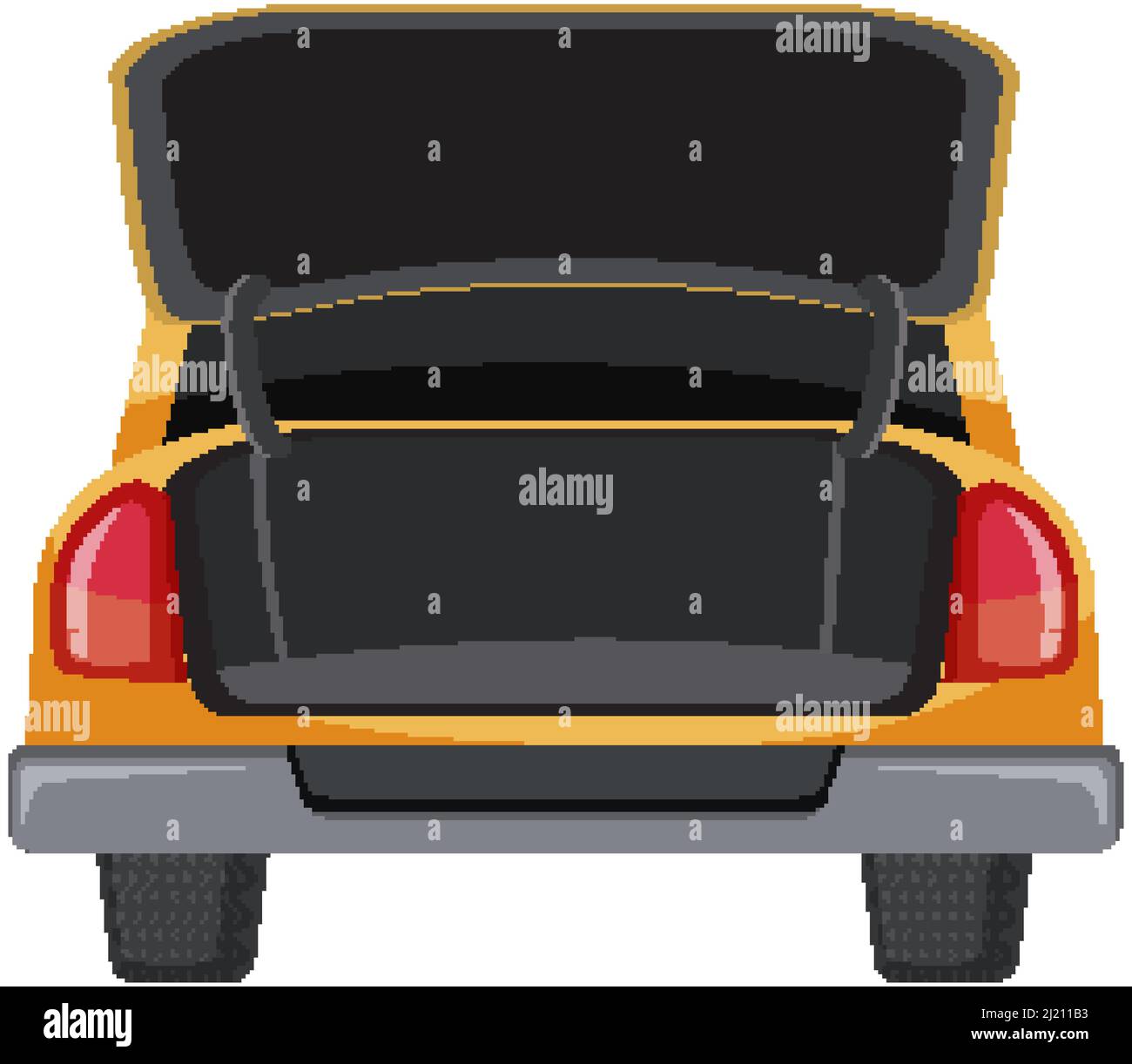 A car boot on white background illustration Stock Vector Image & Art ...