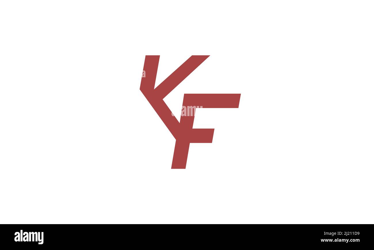 Alphabet letters Initials Monogram logo KF, FK, K and F Stock Vector ...