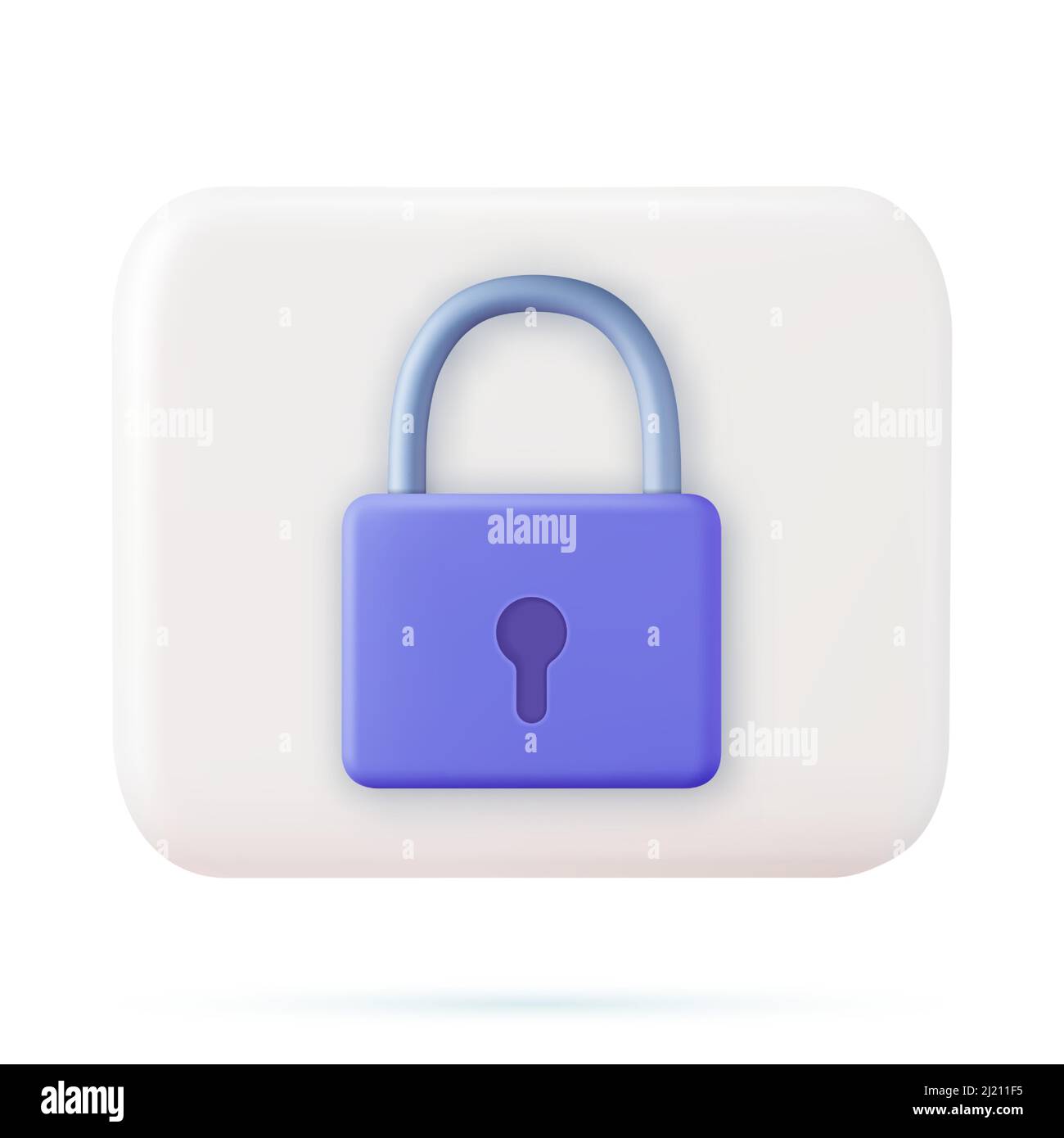 3d rendering white close Stock Vector Images - Alamy