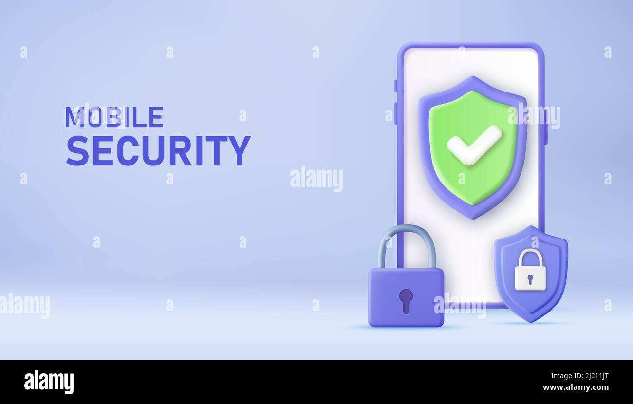 Computer security system vector Stock Vector Images - Alamy