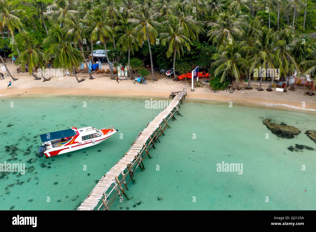 May Rut Island, Kien Giang Province, Vietnam - February 25, 2022 ...