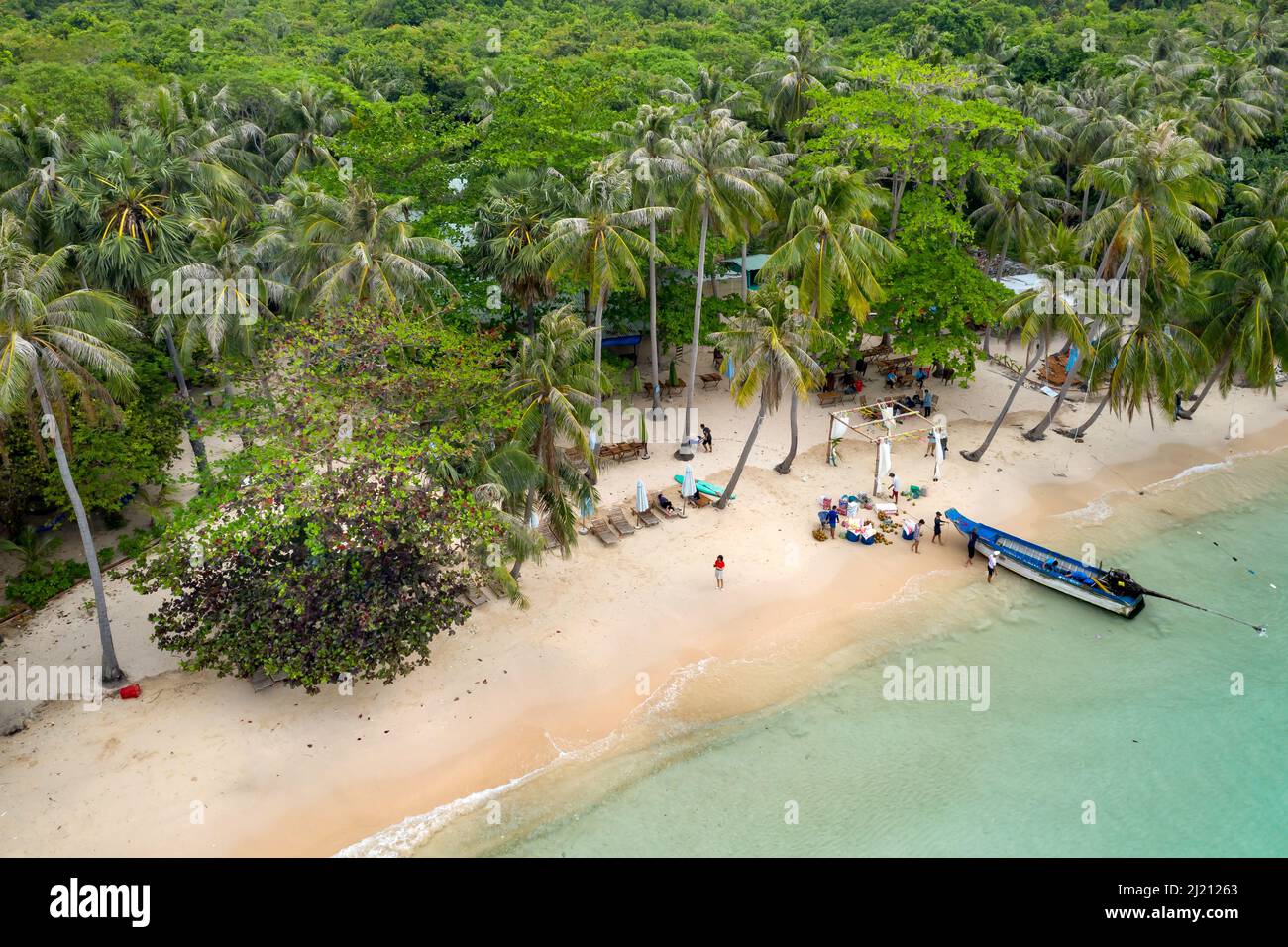 May Rut Island, Kien Giang Province, Vietnam - February 25, 2022 ...