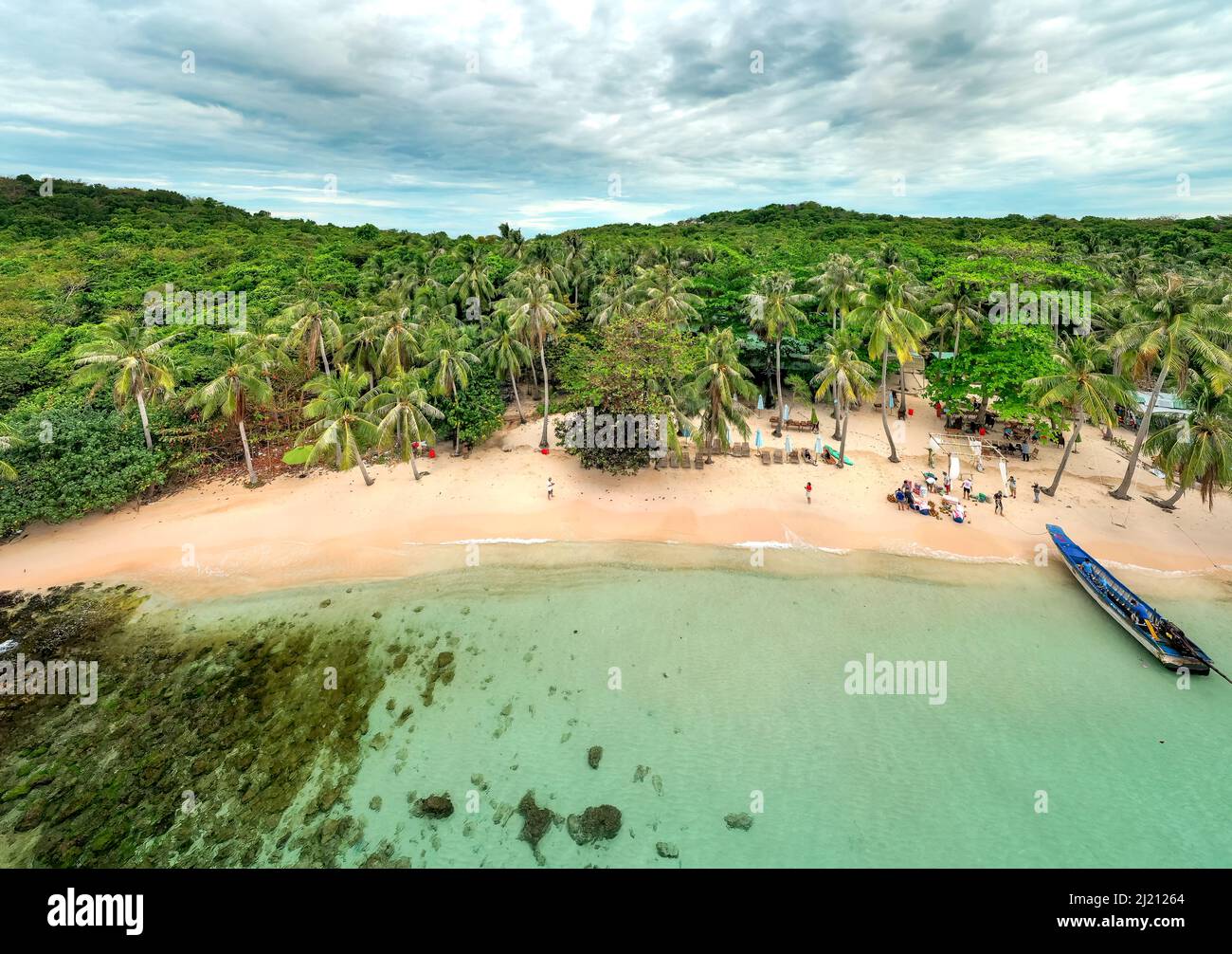 May Rut Island, Kien Giang Province, Vietnam - February 25, 2022 ...
