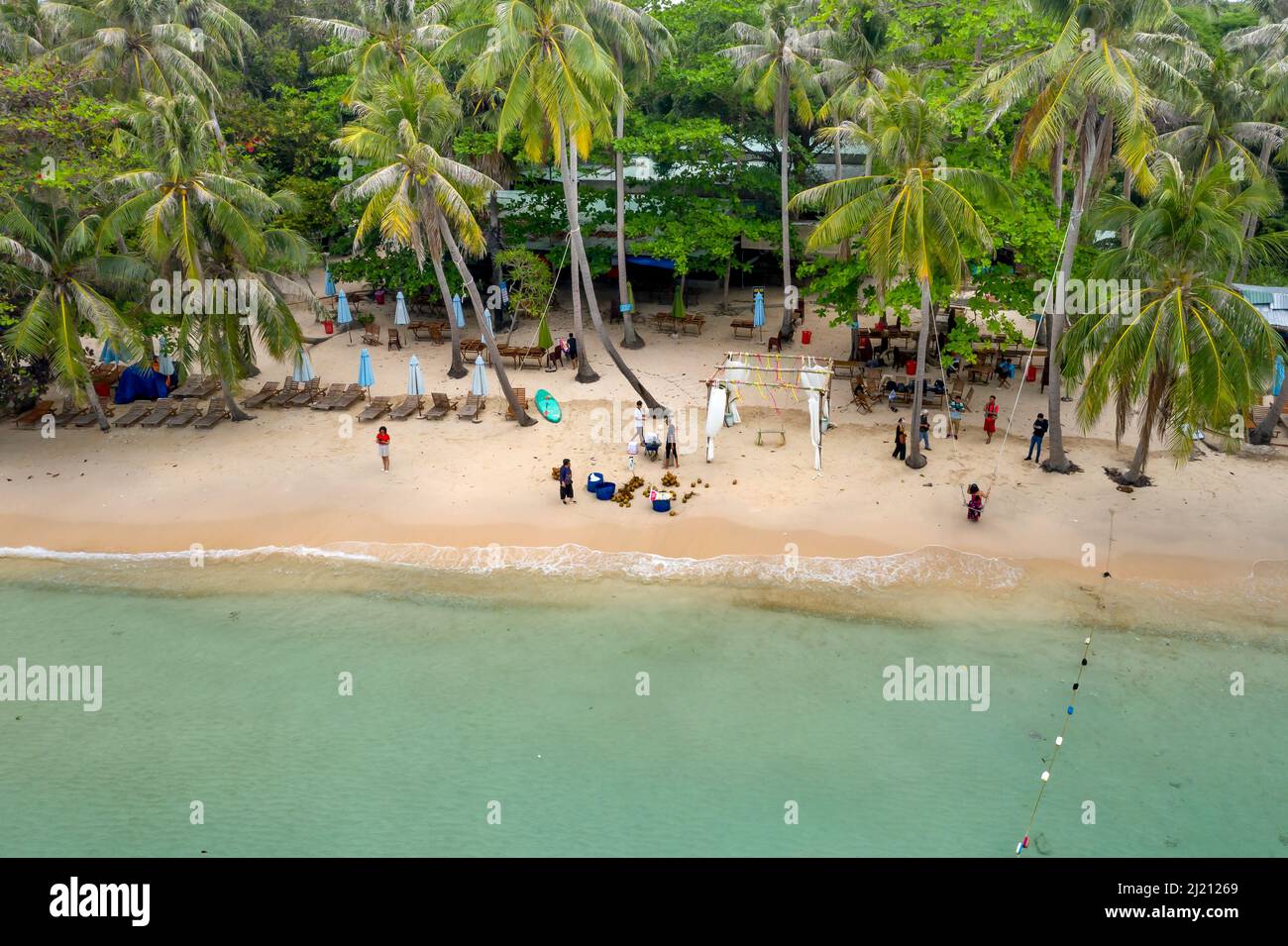 May Rut Island, Kien Giang Province, Vietnam - February 25, 2022 ...