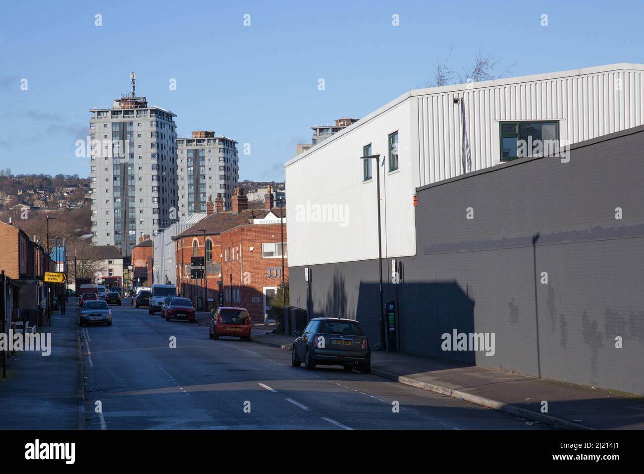 Urban views of Sheffield in South Yorkshire in the UK Stock Photo - Alamy