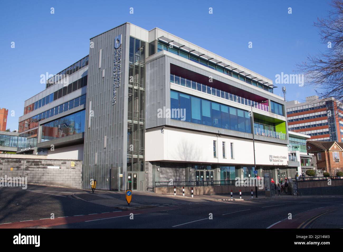 Sheffield Student's Union, Sheffield, South Yorkshire in the UK Stock ...