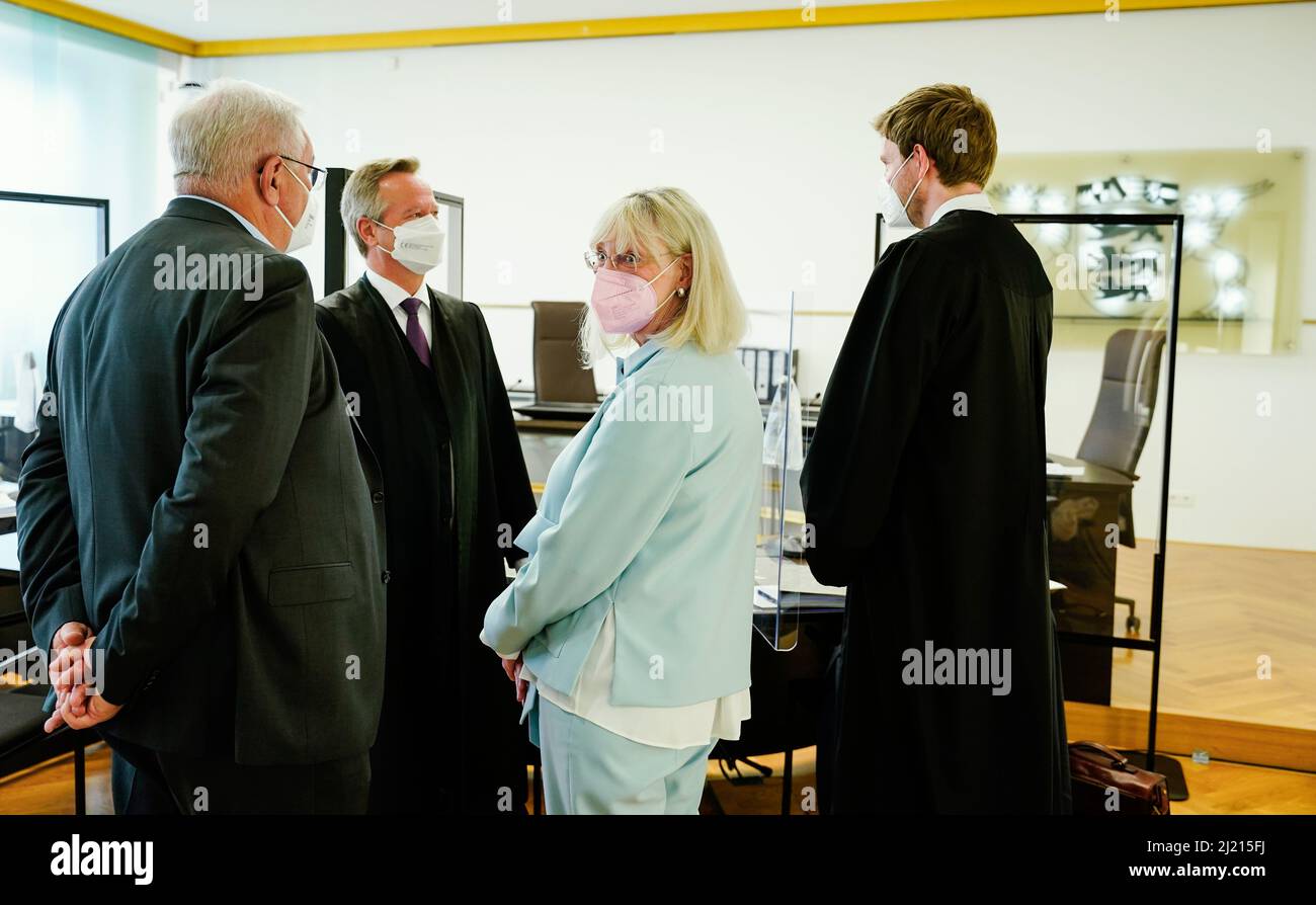 Mannheim, Germany. 29th Mar, 2022. Susanne Heppert, franchisee of the ...