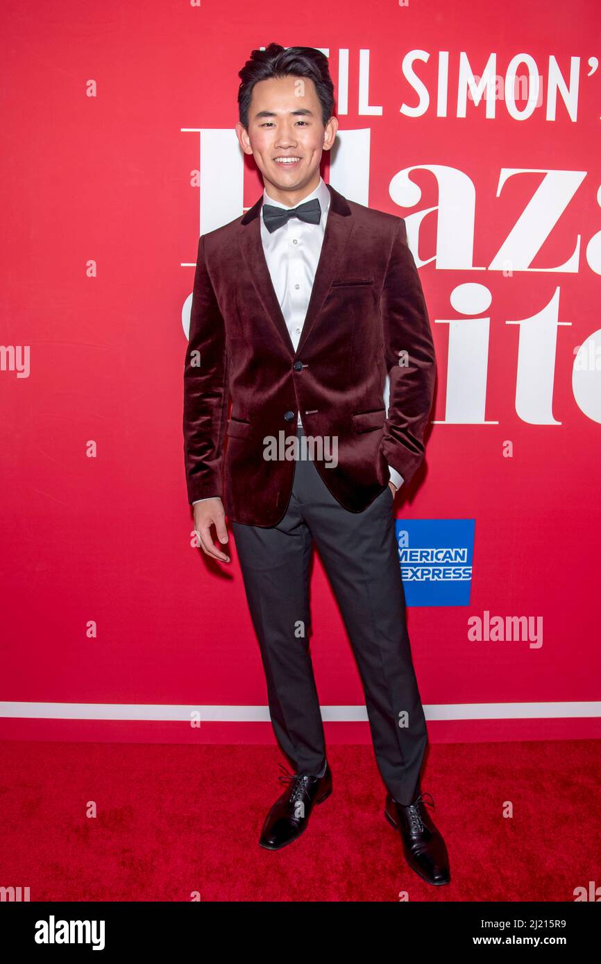 NEW YORK, NEW YORK - MARCH 28: Brian Eng attends "Plaza Suite" Opening ...