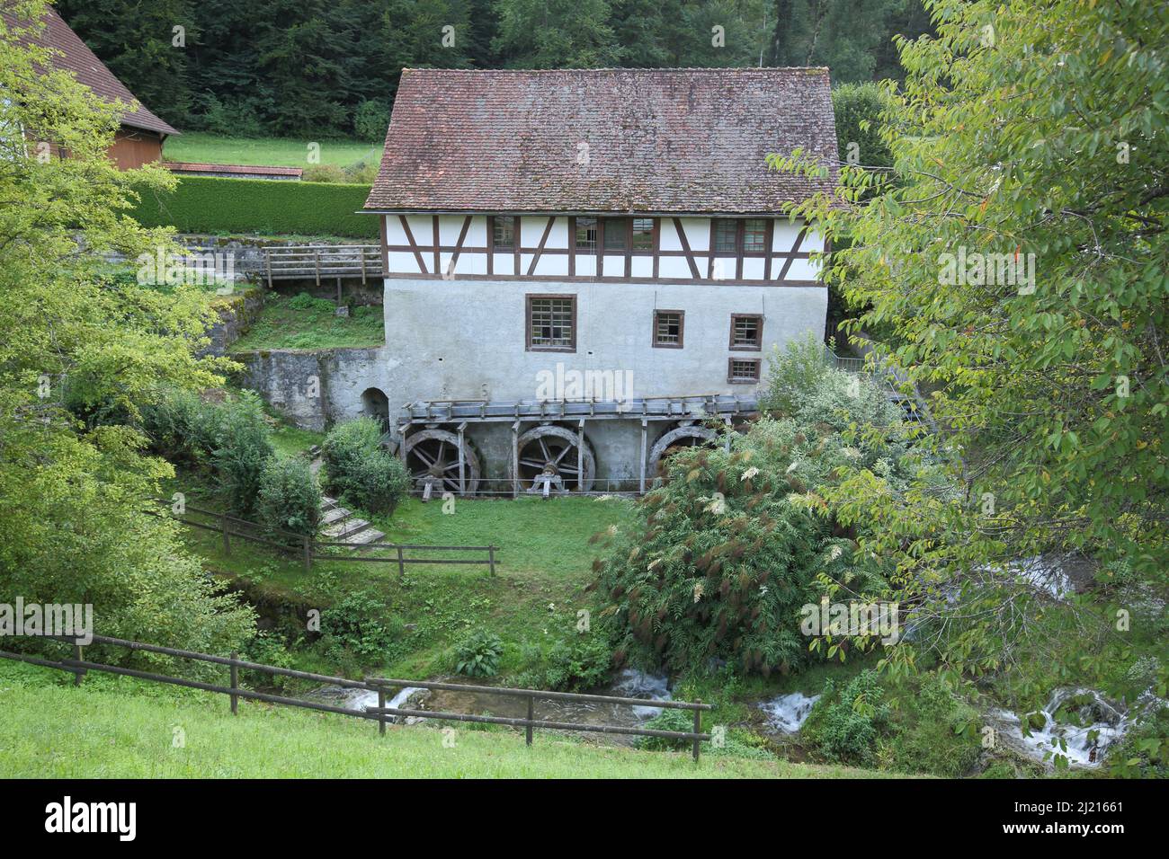 Black forest water mill germany hi-res stock photography and images - Alamy