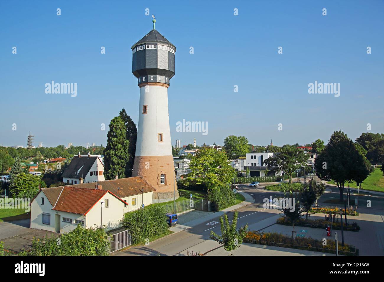 View of water tower in Kehl, Baden-Württemberg, Germany Stock Photo - Alamy