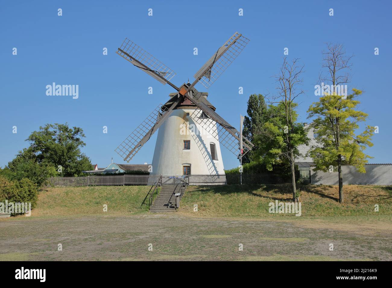 Buildings around the windmill hi-res stock photography and images - Alamy