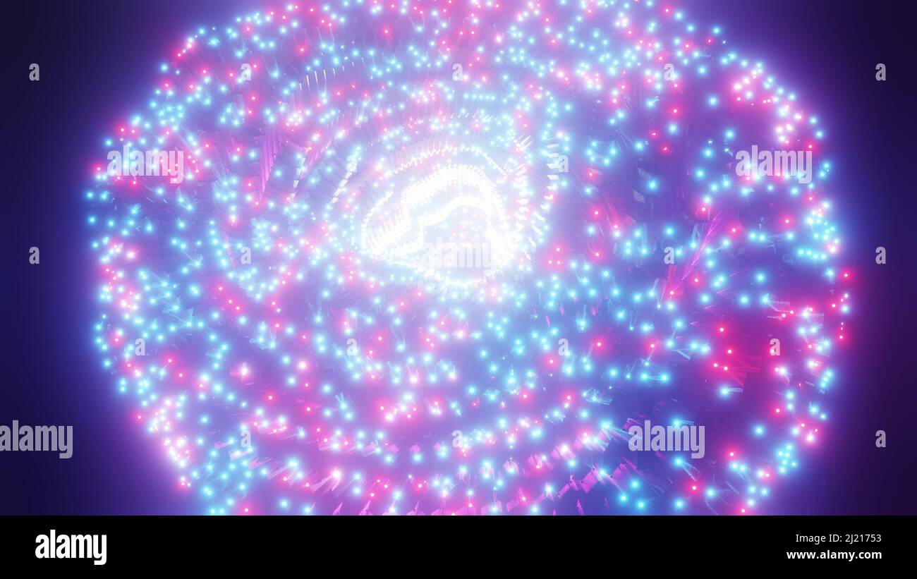 3d illustration of 4K UHD shiny ring with torus effect Stock Photo - Alamy