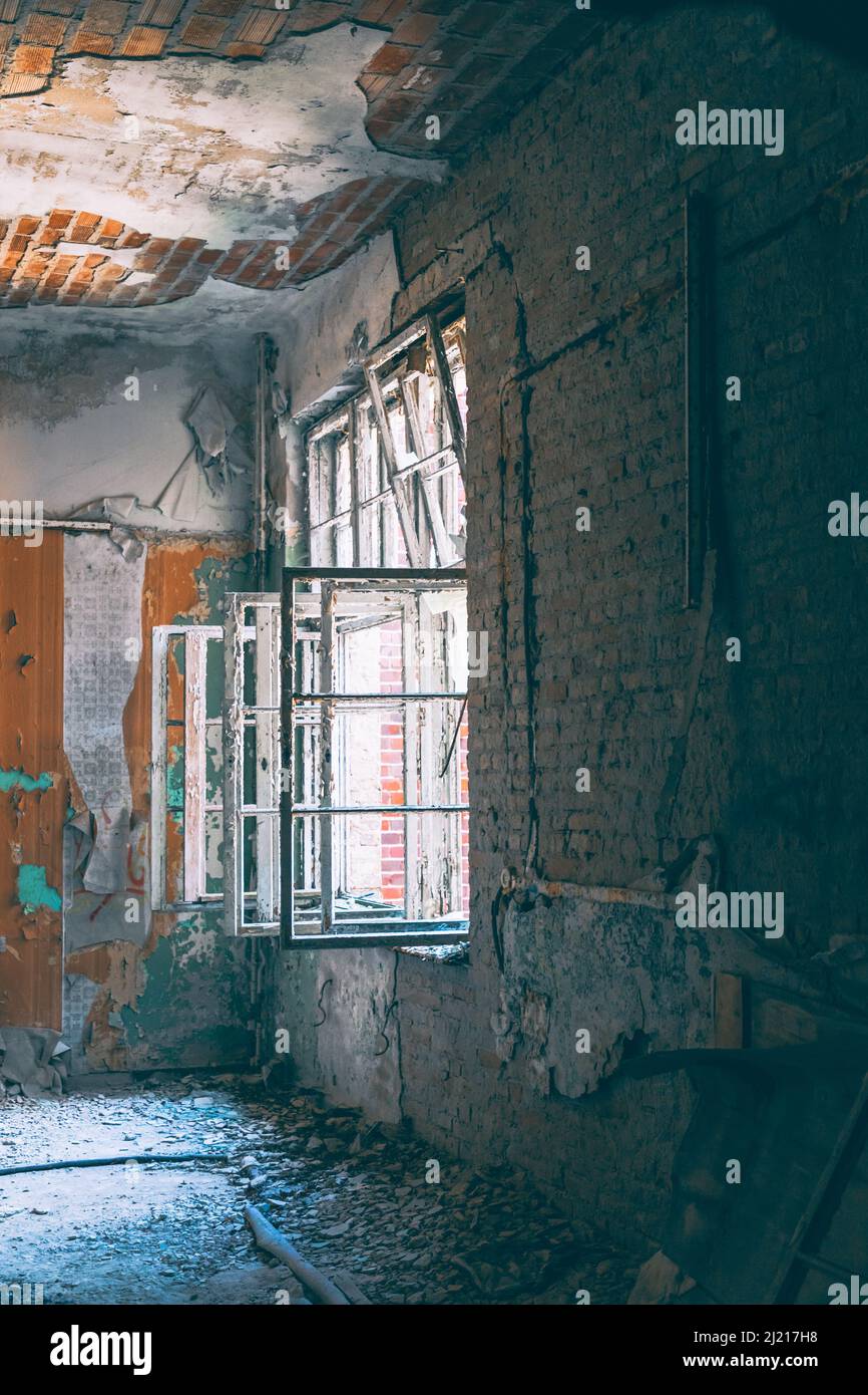Lost place somewhere in germany, house Stock Photo - Alamy