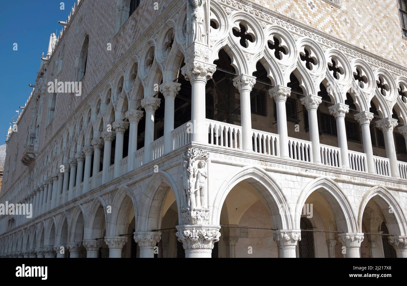 Loggia of the ducal palace hi-res stock photography and images - Alamy