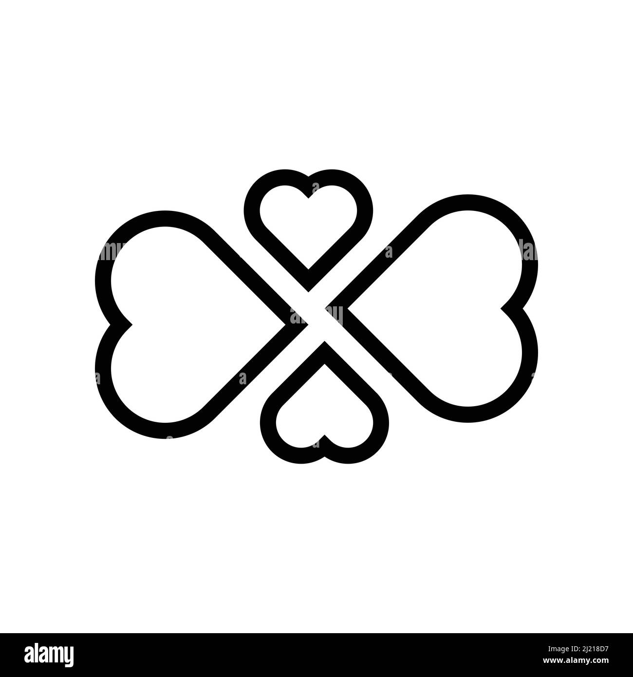 Love clothing logo vector Stock Vector Images - Alamy