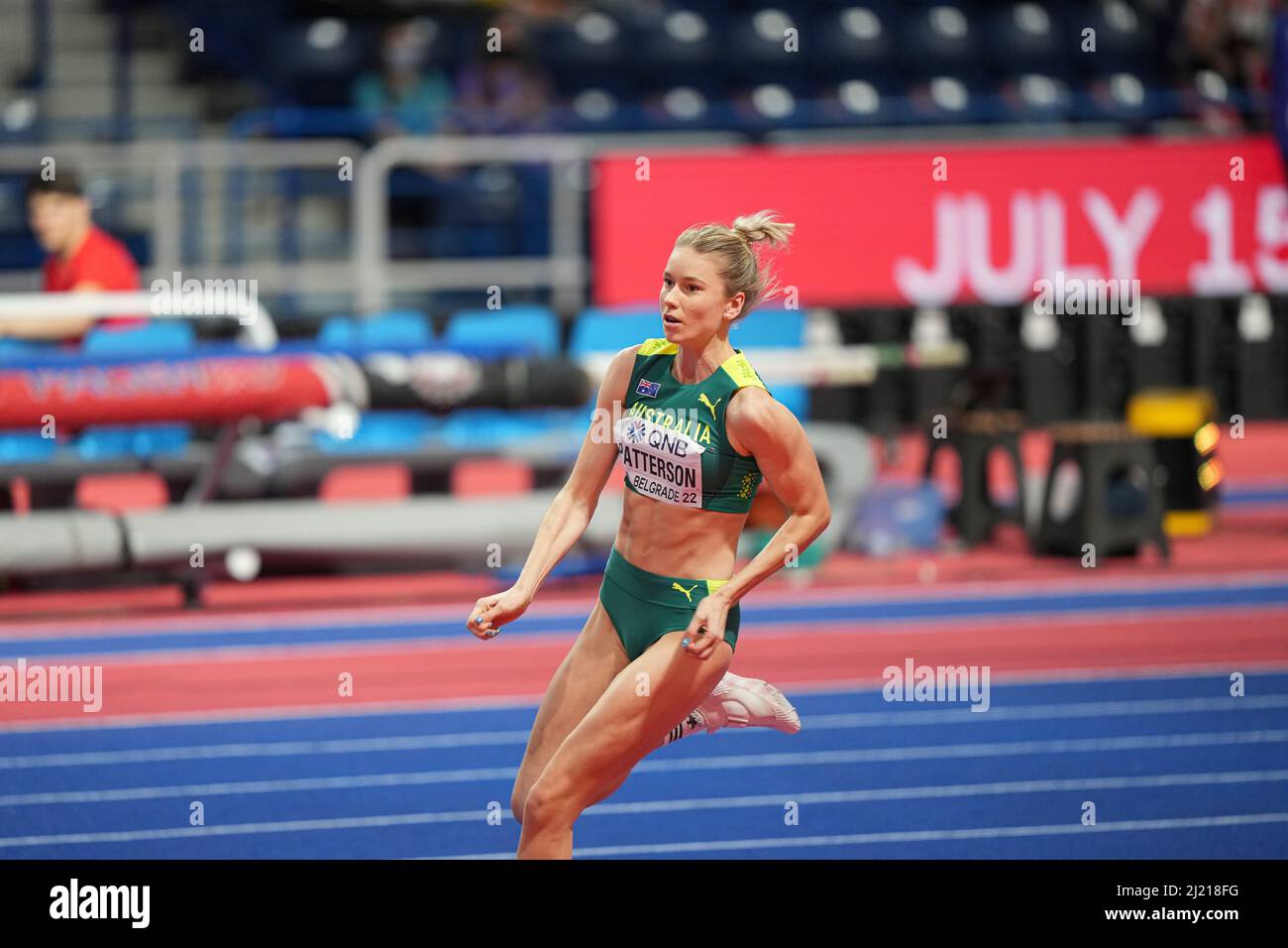 Eleanor Patterson participating in the 2022 Belgrade Indoor World ...